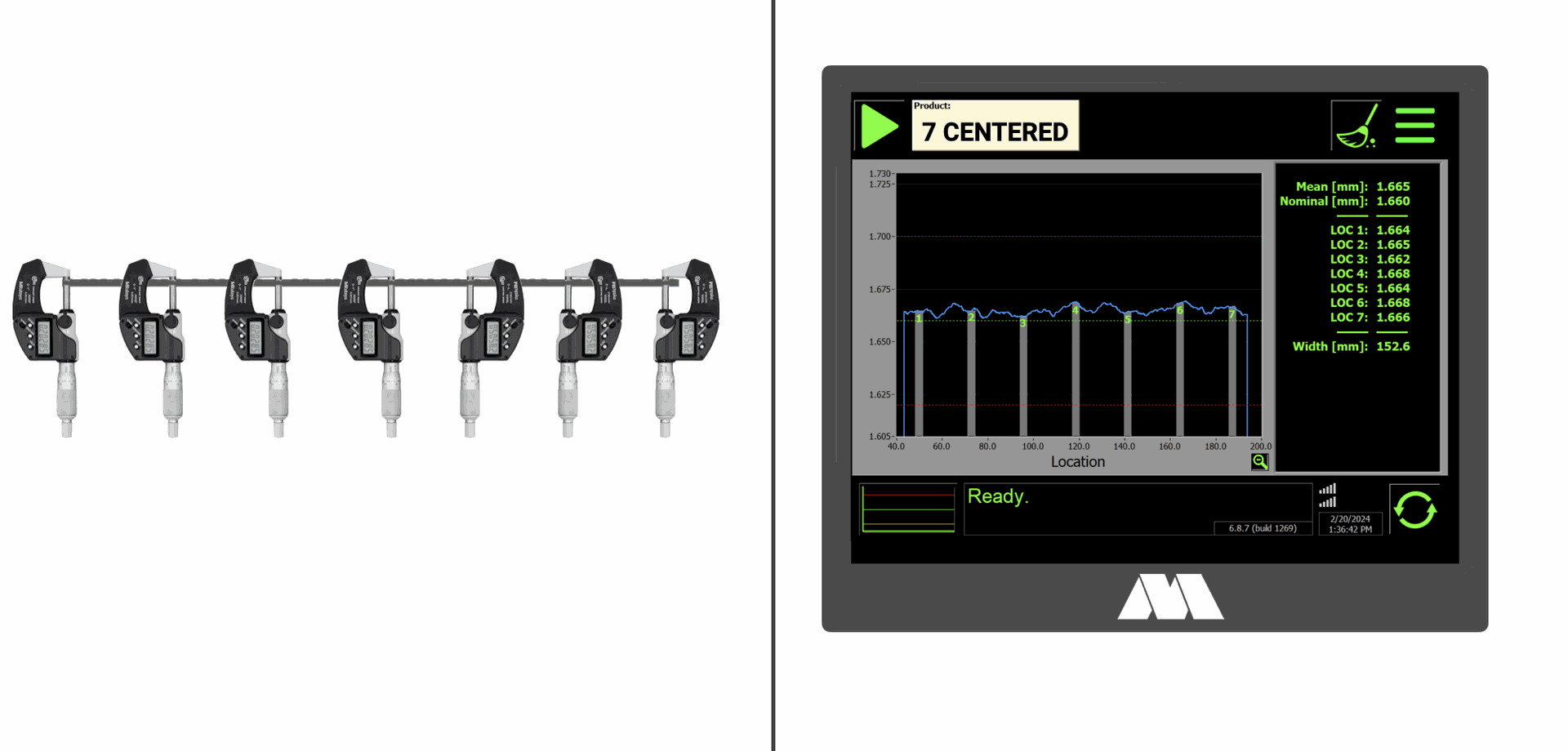 Continuous Thickness Monitoring for Industrial Processes | Mate Gauge